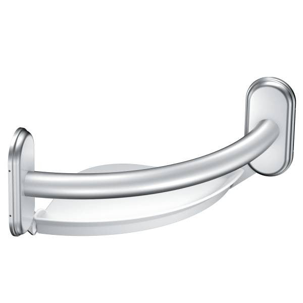 Moen Designer Grab Bar with Corner Shelf