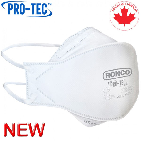 RONCO Pro-Tec™ Particulate Filtering Medical N95 Respirator - Flat Fol ...